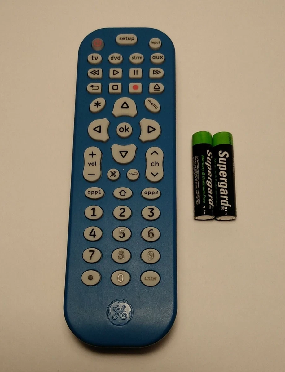 Ge Universal Remote Programming Guide