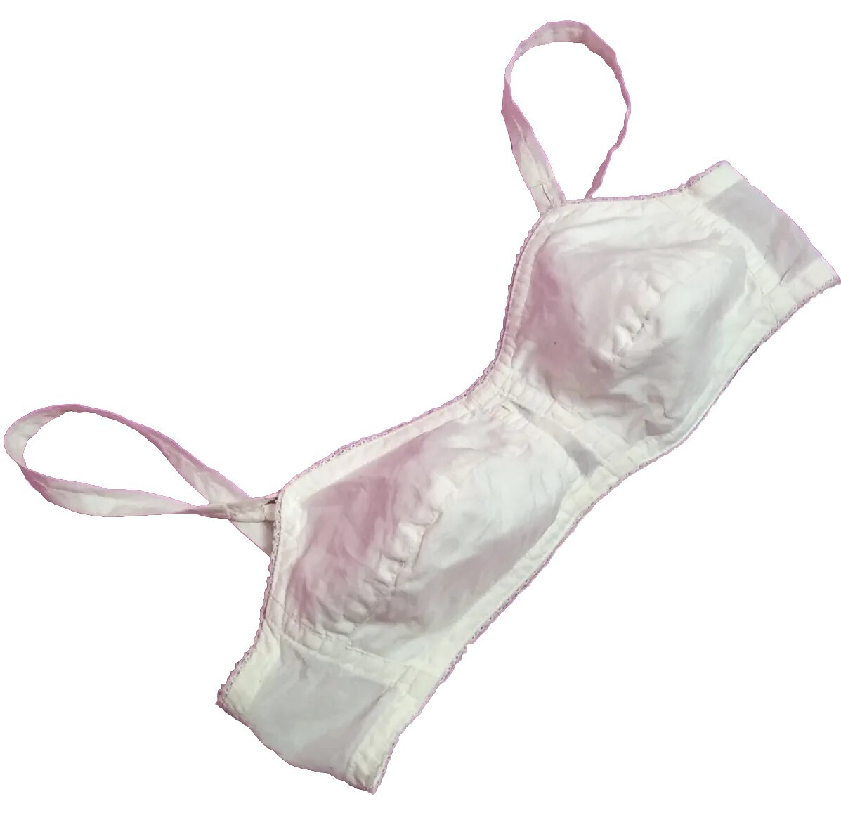 Vintage women's White bullet bra USSR Ukraine Soviet … - Gem