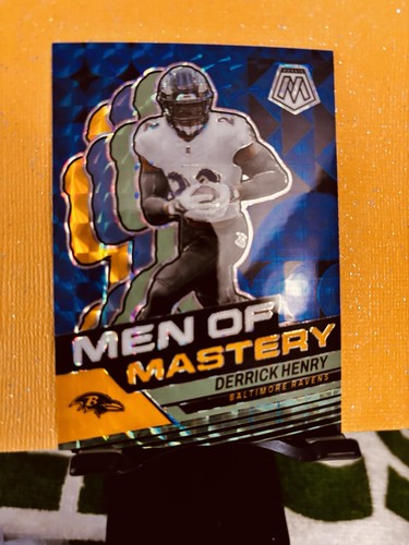 2024 Panini Mosaic - Men of Mastery Derrick Henry #MM-10 Blue Mosaic ...