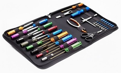Complete 29-Piece Professional Racing Tool Kit with Durable Carrying ...