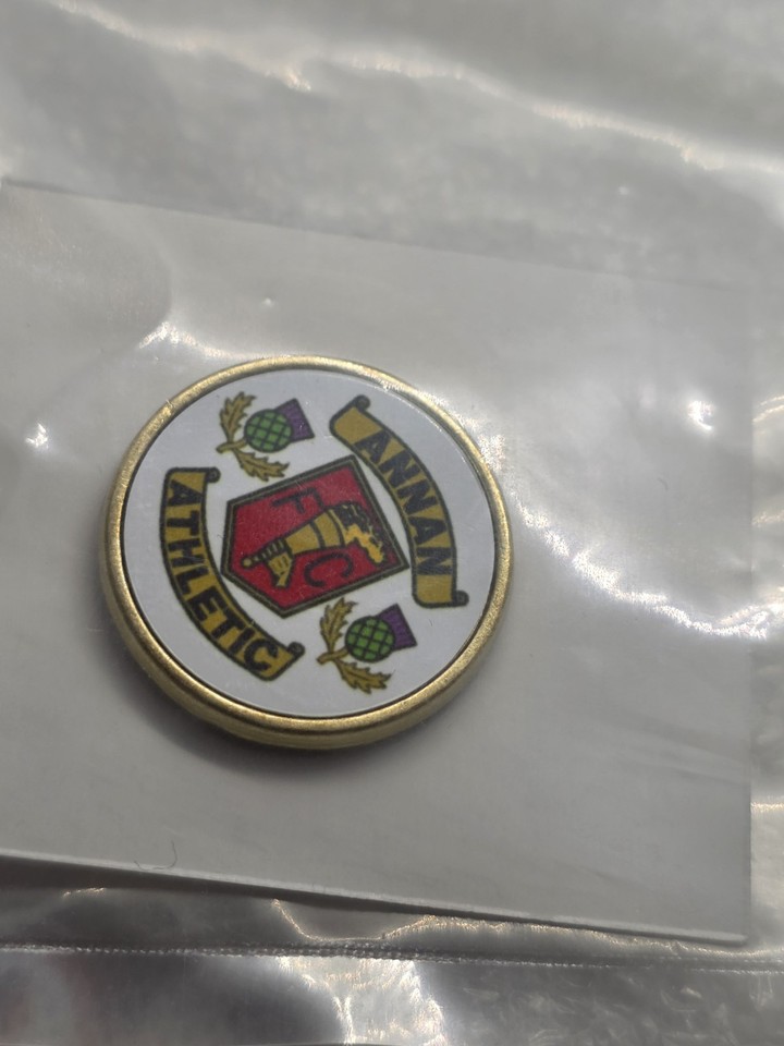 Annan Athletic Football Club Enamel Badge Official Club merchandise ...