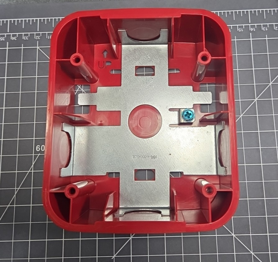 System Sensor SBBRL L-Series Wall Surface Mount Back Box Red | eBay