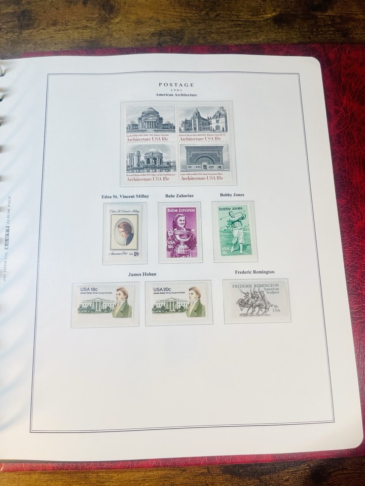 US Stamp Scott Platinum Series Part V - 1977-1983 - 38 Pages & 500 ...