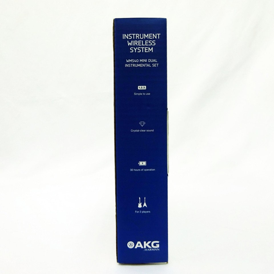AKG 2 channel B band wireless system WMS40 PRO MINI2 INSTRUMENTAL SET ...