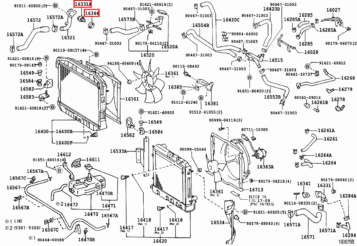 Genuine LandCruiser HZJ75 HZJ74 HZJ73 HZJ71 1HZ Thermostat with Gasket ...