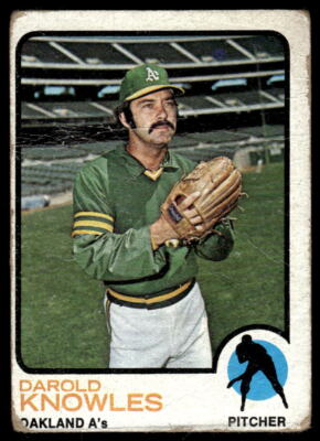 1973 Topps Darold Knowles #274 Oakland Athletics Baseball Card | eBay