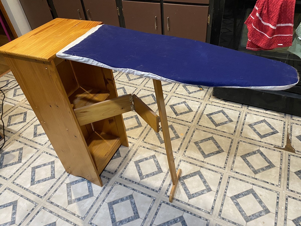 Vintage Ironing Board Cabinet Antique Fold Out Ironing Board
