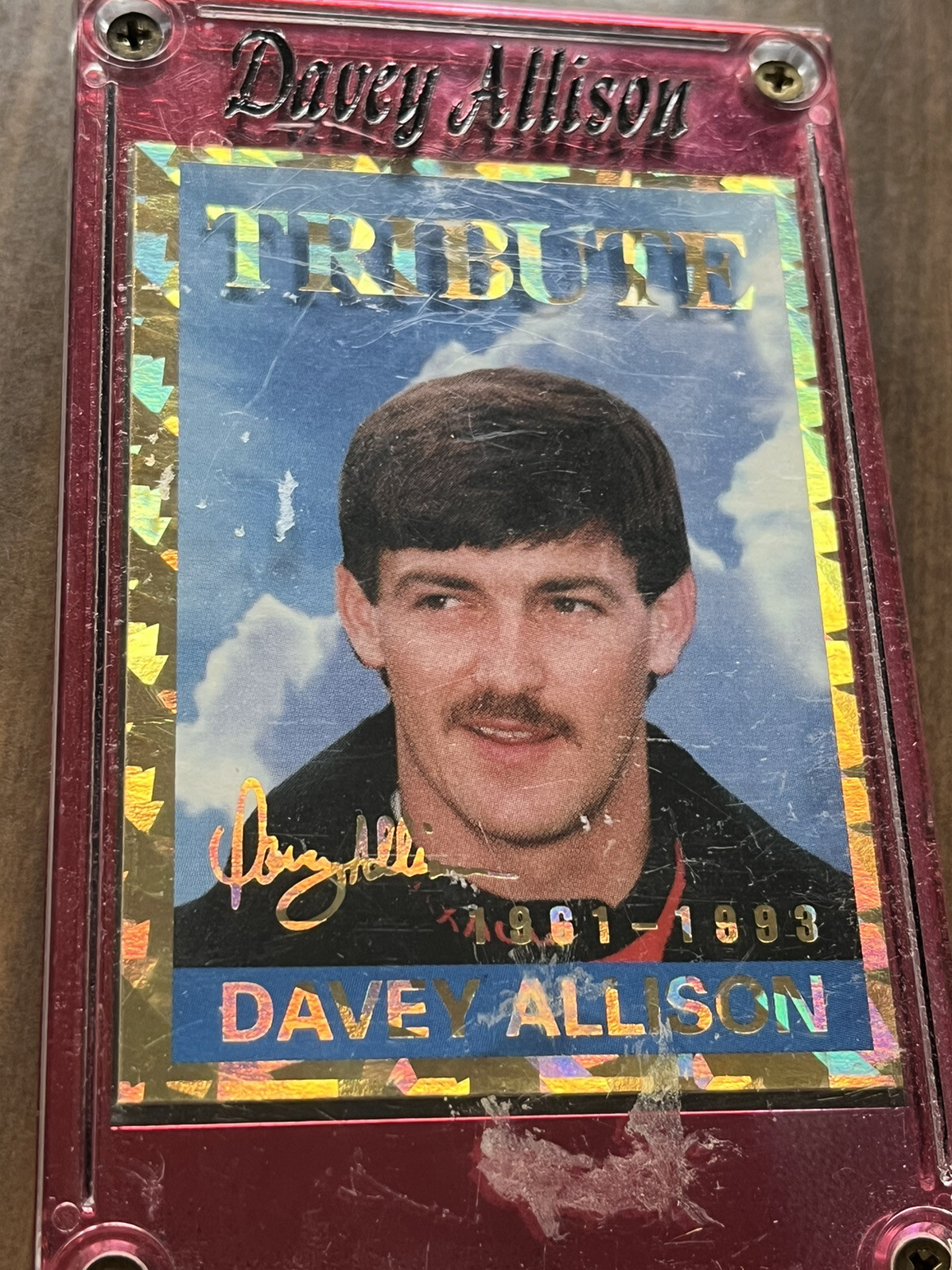 Davey Allison 1993 Tribute PROMO # NNO Racing Card - RARE / Nice !! | eBay