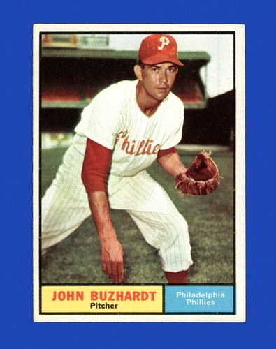 1961 Topps Set-Break # 3 John Buzhardt NR-MINT *GMCARDS* | eBay