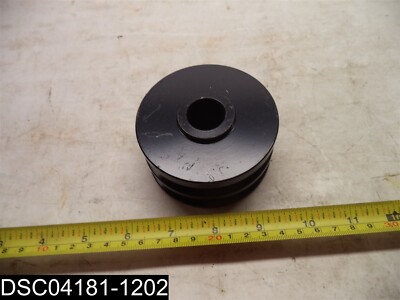 Dual V Belt Pully 3-3/8" OD 7/8" Bore fits 1/2" Wide V Belt 1-3/4 ...