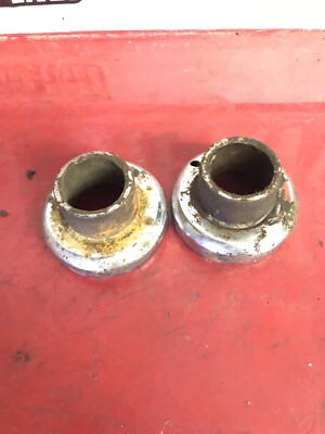 ORIGINAL CHROME Harley Davidson Knucklehead PANHEAD Neck Cups (PAIR) | eBay