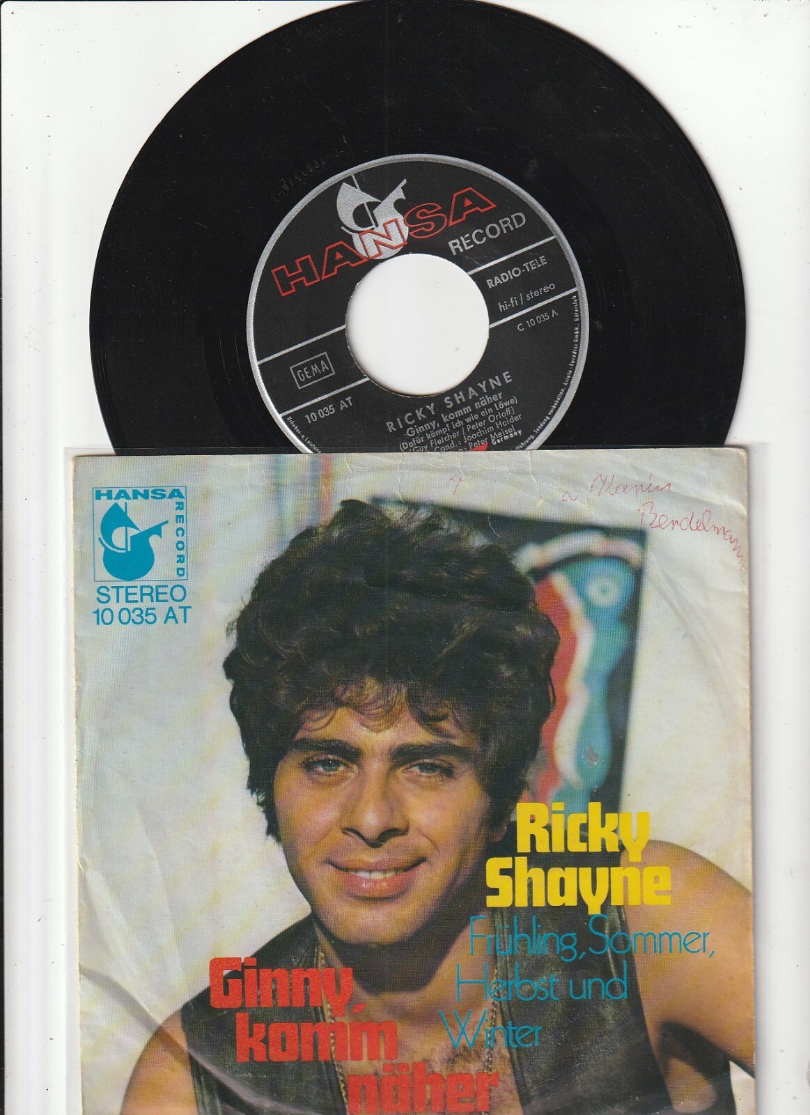 7 " Ricky Shayne - Ginny , komm näher . | eBay.de