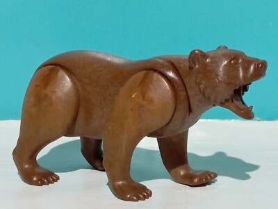 PLAYMOBIL FIGURE LARGE BROWN BEAR REF 3830 4057 5557 5899 7225 FOREST ...