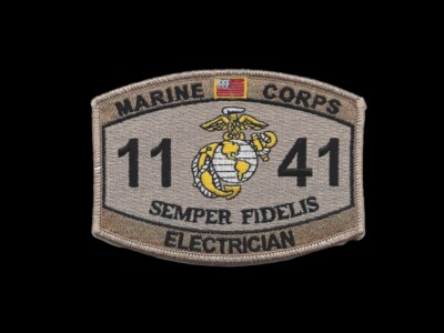 MOS 1141 ELECTRICIAN TAN PATCH PIN UP GREAT GIFT | eBay