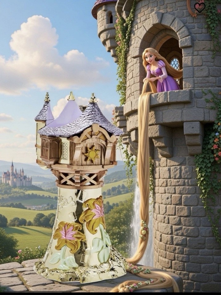 2026 Bath And Body Works Disney Princess Rapunzel Tower 3-Wick Candle ...