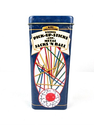 Kids Collection: Pick Up Sticks + Metal Jacks 'N Ball Opened Not Played ...