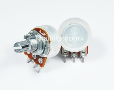 2 pcs Alpha 10KA / A10K / 10K Audio pot Potentiometer 15mm 1/4W | eBay