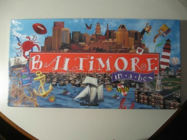 Baltimore Opoly Monopoly Board Game Maryland City Late for The Sky for ...