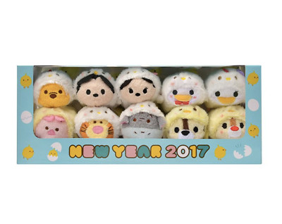Rare! Disney Store Japan TSUM TSUM 2017 Year of Rooster Plush BOX Set ...