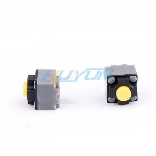 Kailh Silent Square Tactile Mouse Micro Switch 6*6*7.3 Yellow Dot 20M ...