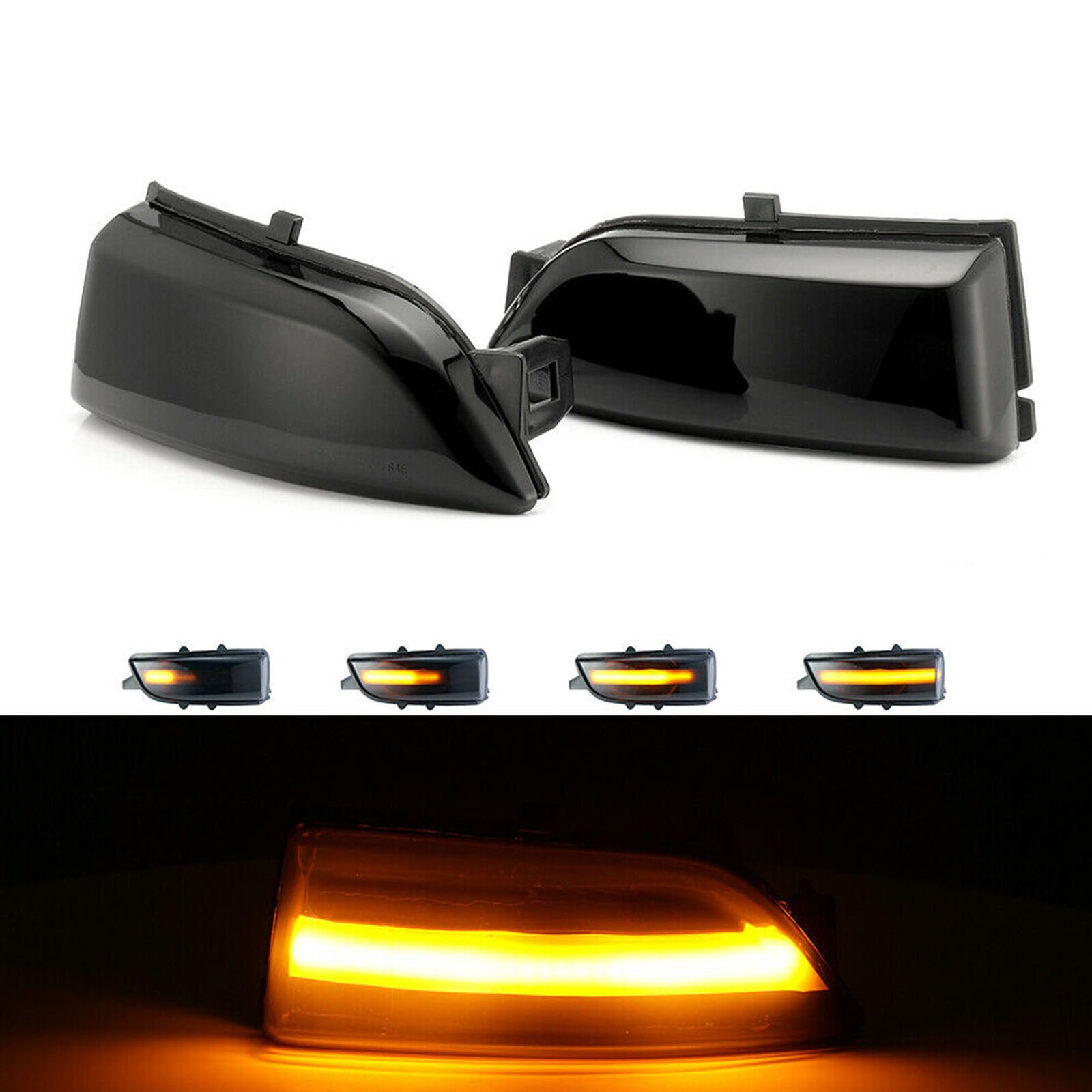 Pair Side Mirror Repeater Indicator Light For Ford Ranger T6 Raptor ...