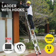 Portable Ladder Folding Ladder Roof Rack Ladder Heavy Duty Fits Most ...