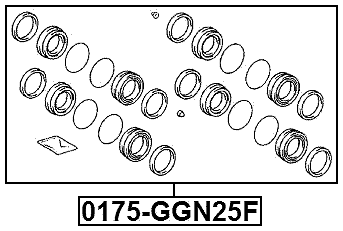 Front Brake Caliper Repair Kit Fits Toyota 04478-0K130 | eBay