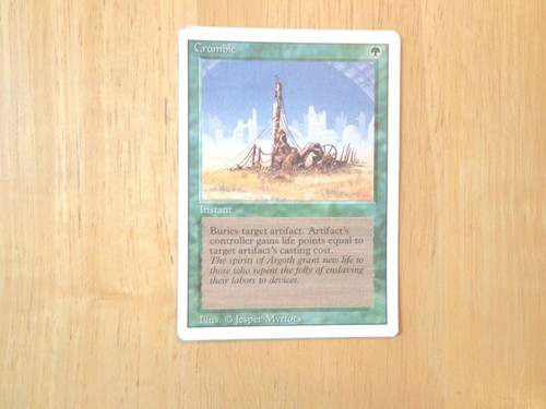 Magic The Gathering MTG UNPLAYED CRUMBLE NICE CARD | eBay