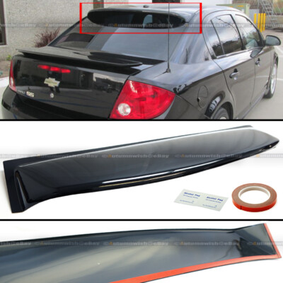 Fit 05-10 Cobalt 4DR Sedan Plastic Rear Window Roof Wing Visor Spoiler ...