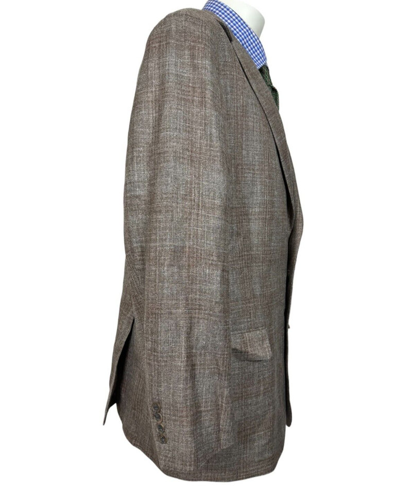 Jos A Bank Reserve X Ethomas Sport Coat Jacket Silk Wool 2 Buton Men's ...