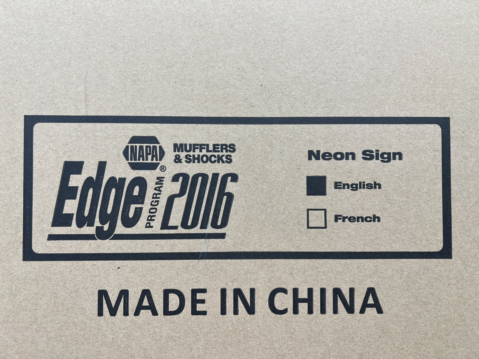 NAPA Shocks And Struts Light Up Sign. Rare Style! NEW IN BOX! | eBay