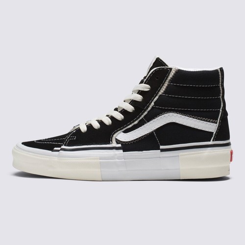 New Vans Sk8-Hi Reconstruct Black/White Sneakers High-Top Shoes 2023 | eBay