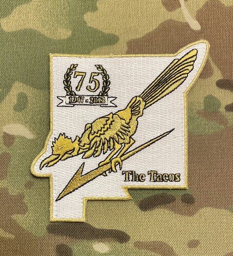 USAF Patch 150 SOW, 188th, “TACO", NMANG, 4" Hooked Backing 75th ...