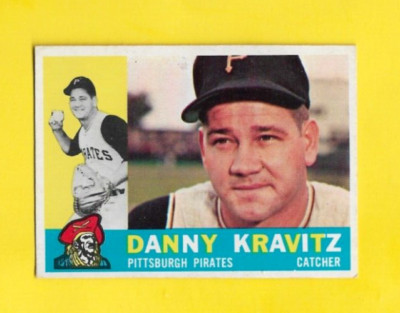 1960 Topps Danny Kravitz #238 Pittsburgh Pirates EX/EX/MINT FREE ...