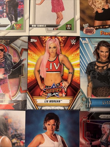 WWE Women’s 12 Card Lot Liv Morgan Lita Jacy Jayne Dawn Marie Naomi Eve ...