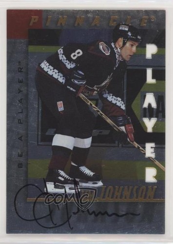 1997-98 Pinnacle Be A Player Die-Cut Auto Jim Johnson #104 Auto | eBay