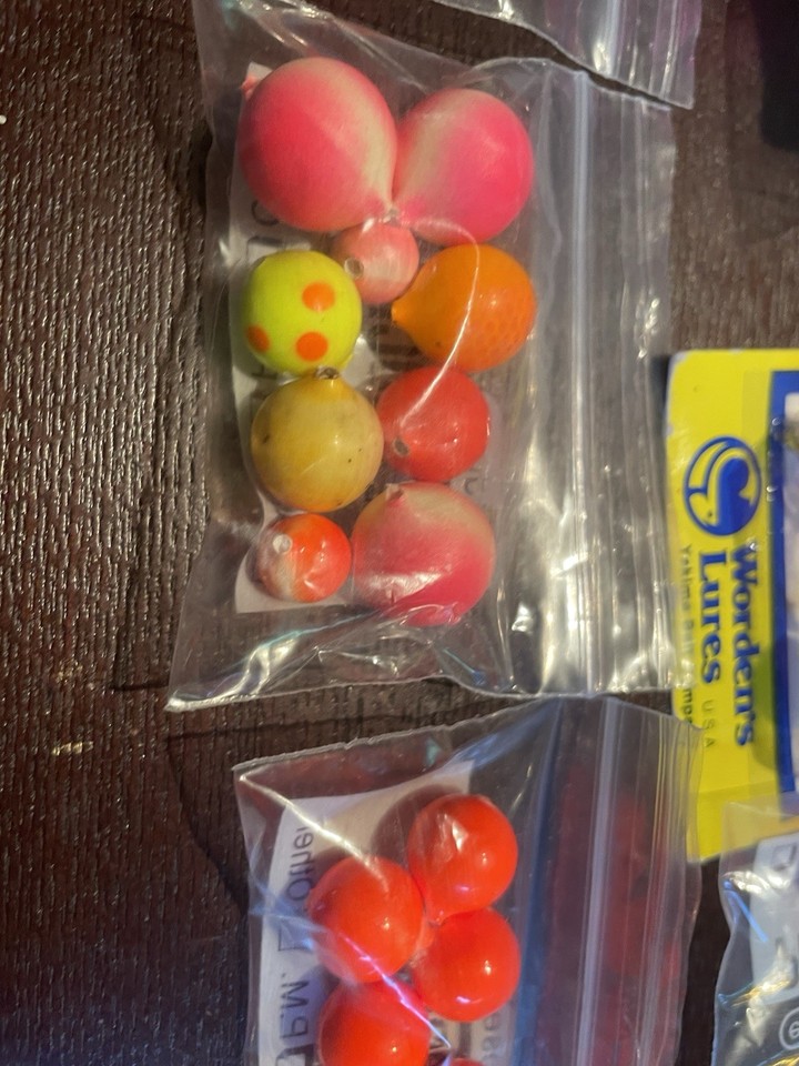 Lot Worden’s Spin n Glo’s And Corkies Yakima Bait Fishing Salmon Steelhead | eBay