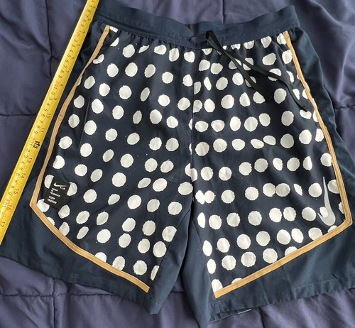 Nike Running Shorts Trunks Men's Size Small Lined Polka Dot Artist In ...