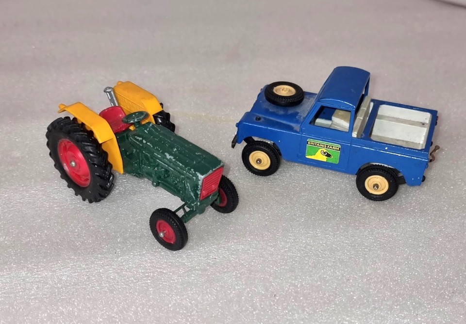 Britains 9420 Fordson 6600 Tractor & Land Rover | eBay UK