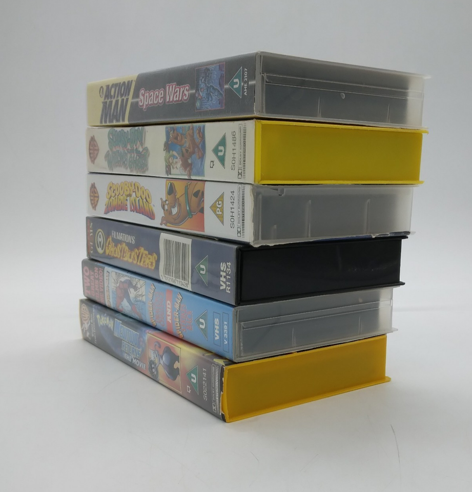 Job Lot VHS Cassettes x6: Action Adventure Cartoon TV Series 90s/00s ...