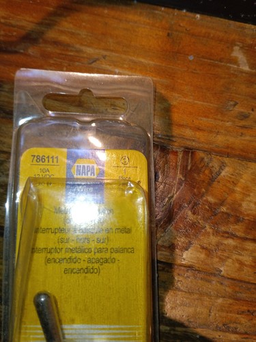 786111 Napa 10 Amp Metal Toggle Switch 120W New sealed | eBay