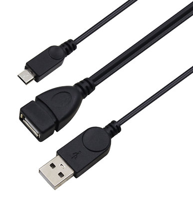 USB Micro Port OTG Adapter Cable For AMAZON FIRE TV STICK or FTV3 ...