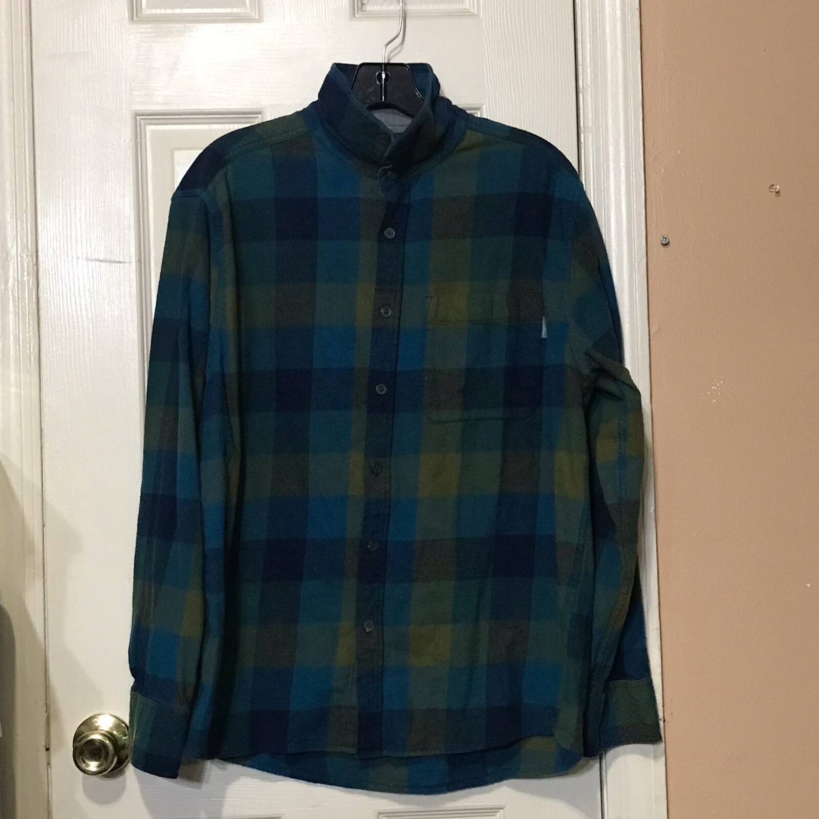 Mens EDDIE BAUER Bristol Buffalo Forest Flannel Cotto… - Gem