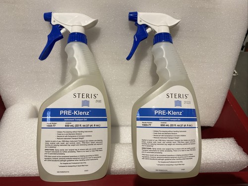 2 STERIS PRE-Klenz™ Instrument Transport Gel Spray Bottle 22 fl. oz ...
