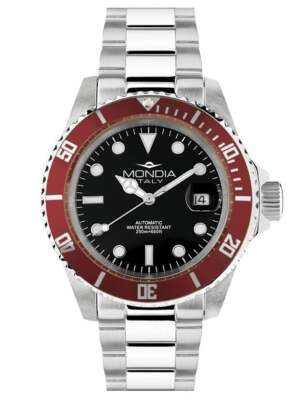 *MINT, NEW IN BOX* Mondia Madison Automatic Mens Watch MI-786-SSRD-BK ...