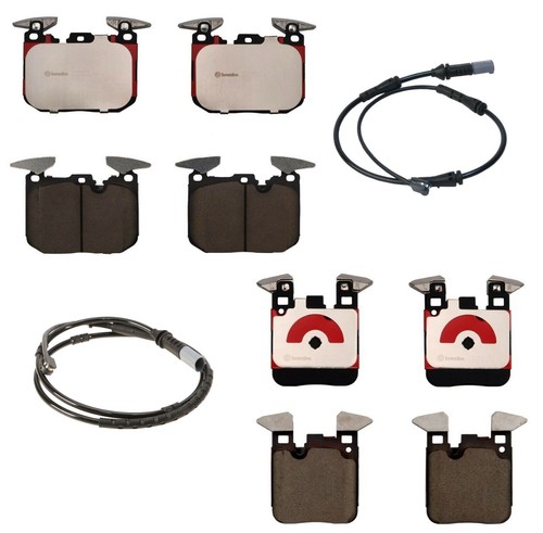 Brembo Front Rear Ceramic Brake Pads Sensors Kit For BMW F30 F32 F34 ...