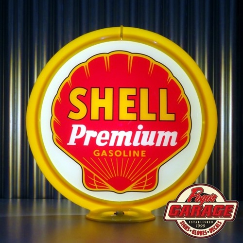 Shell Premium Gasoline - 13.5" Gas Pump Globe - FREE SHIPPING | eBay