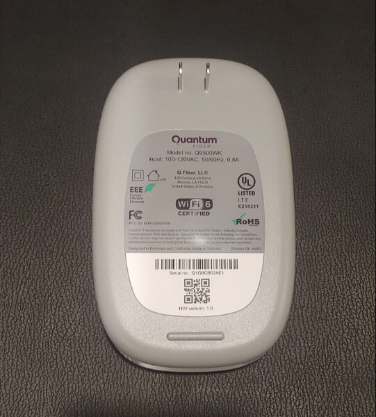 Quantum Fiber 360 wifi Q9500WK triband pod, wifi 6, brand new in box | eBay