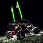 2Pc 4ft Spiral LED Whip Light for UTV ATV Accessories RZR Can-Am ...