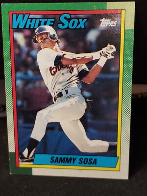 1990 Topps Sammy Sosa Rookie Card #692 with Error! RARE D.O.B. ERROR | eBay